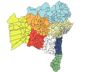 Mapa da Bahia - Toda Bahia