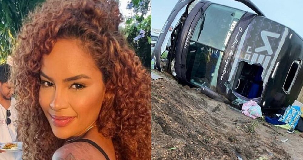 Influenciadora Sthe Matos fraturou vértebras após acidente de ônibus ...